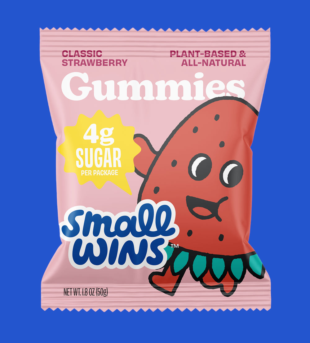 Classic Strawberry Organic All Natural Gummies - Small Wins Candy
