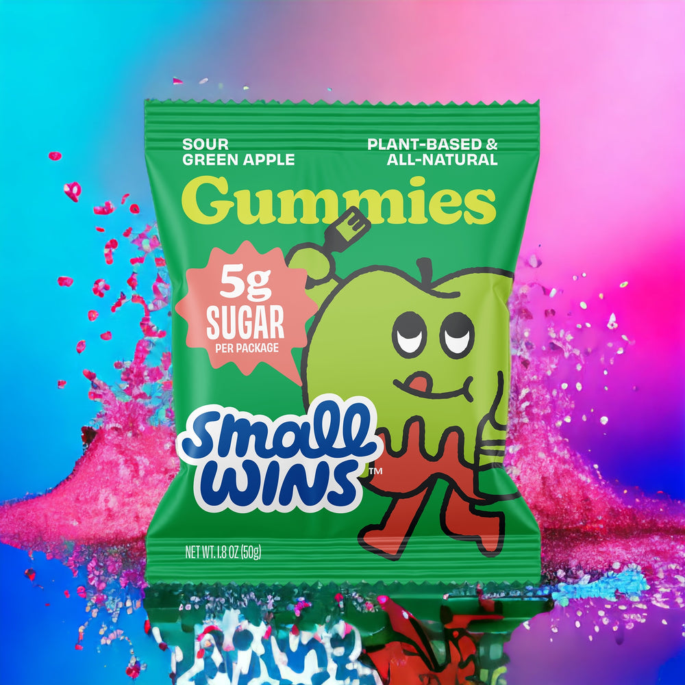 Sour Green Apple All Natural Gummies - Small Wins Candy
