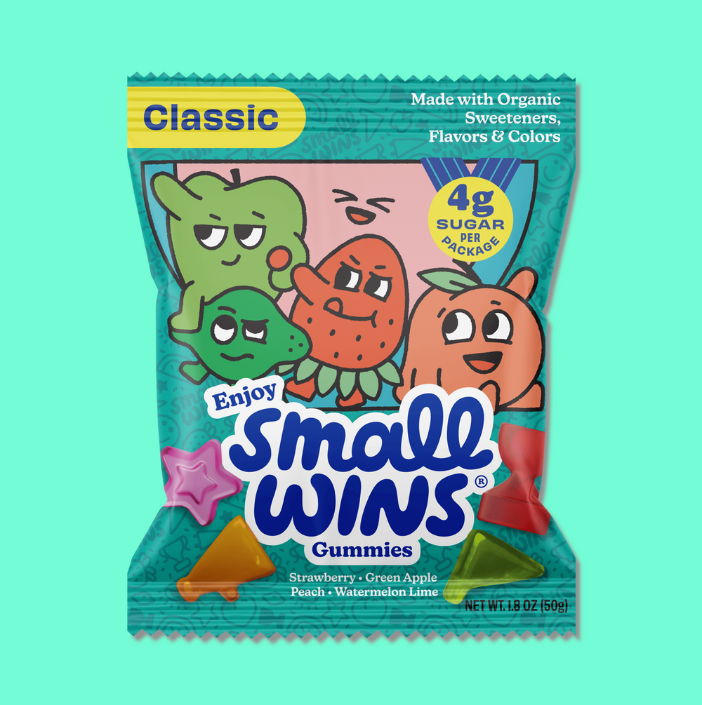 Classic & Sour Natural Gummies Combo Pack - Small Wins Candy