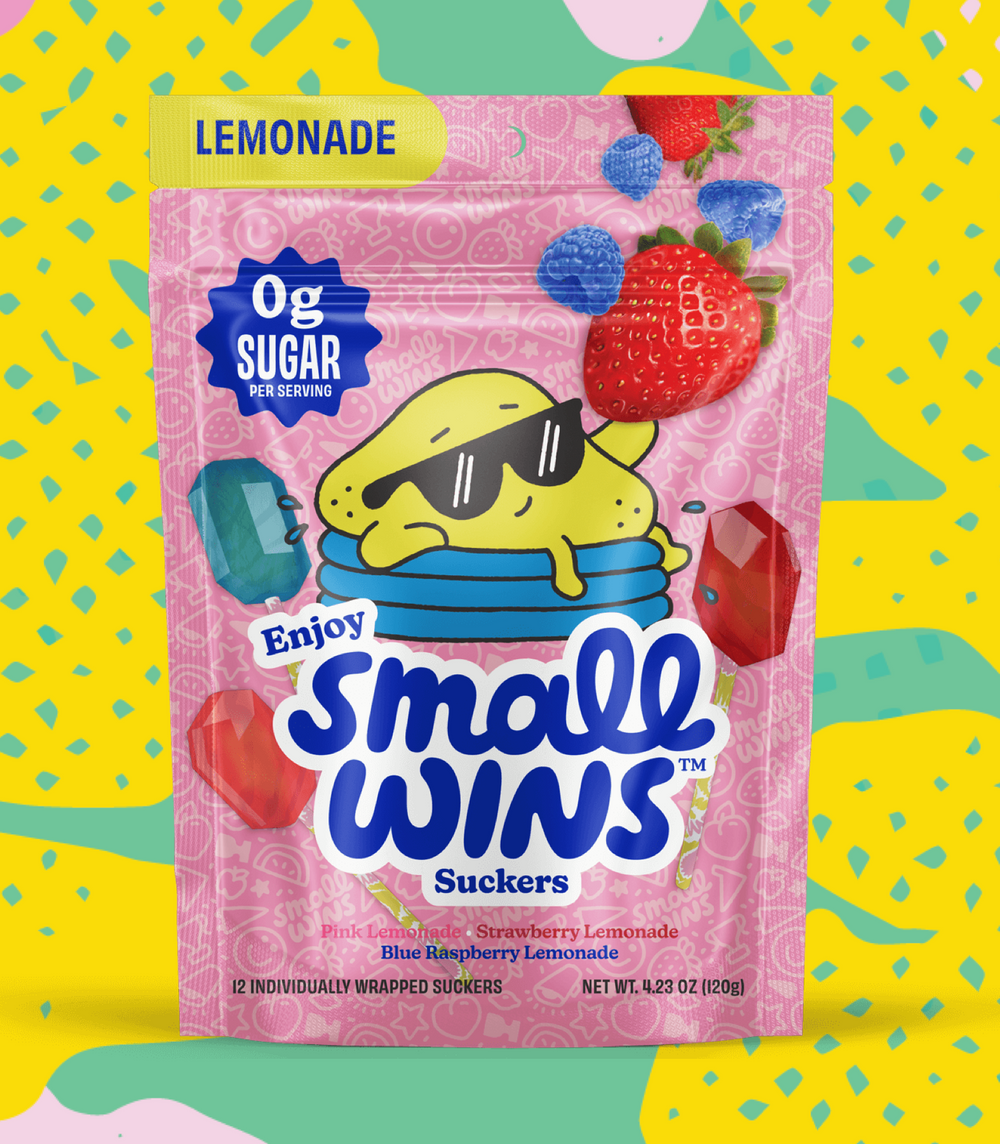 Lemonade Mix Suckers - Small Wins Candy