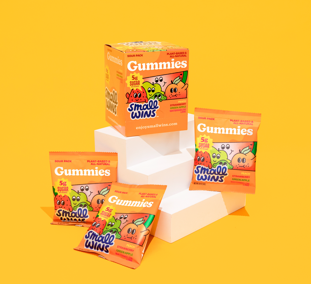 Sour Mix Organic All Natural Gummies - Small Wins Candy
