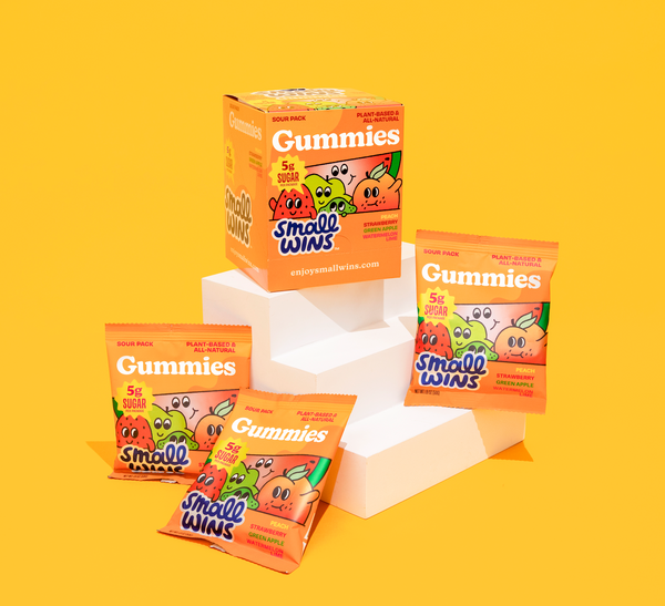 Sour Mix Organic All Natural Gummies - Small Wins Candy