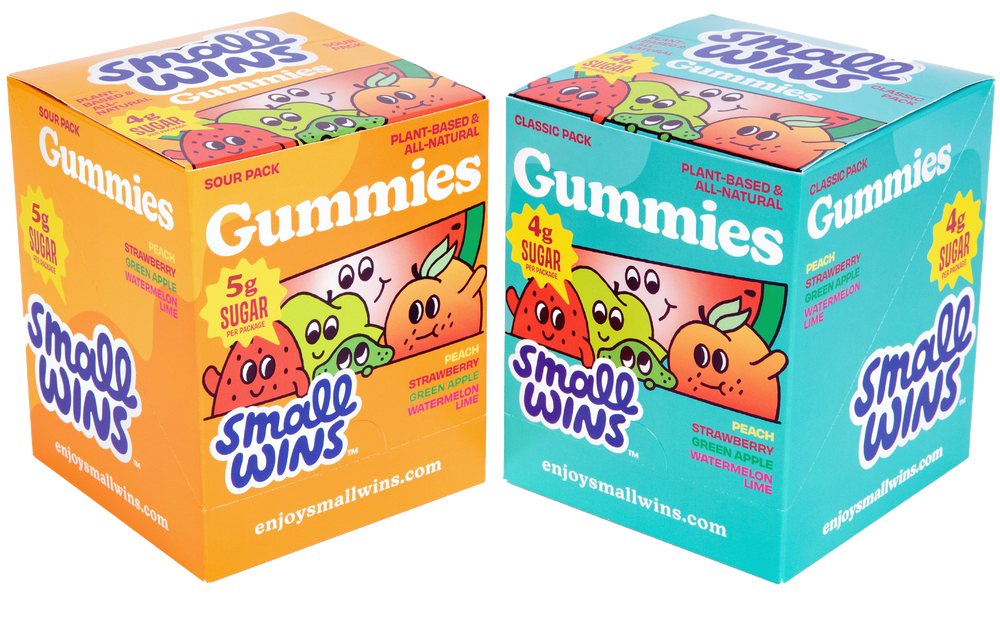 Classic & Sour Natural Gummies Combo Pack - Small Wins Candy